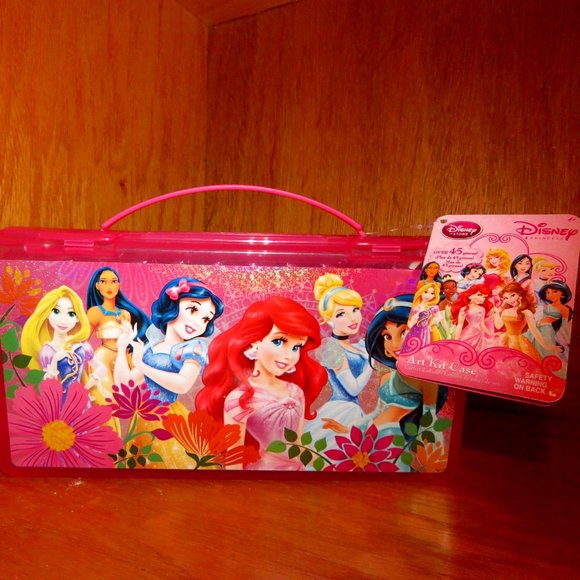 Disney | Toys | Disney Princess Art Case Kit With Art Supplies Like New ...